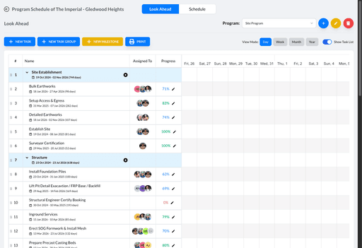 Construction Project Planning & Scheduling Software | Plexa