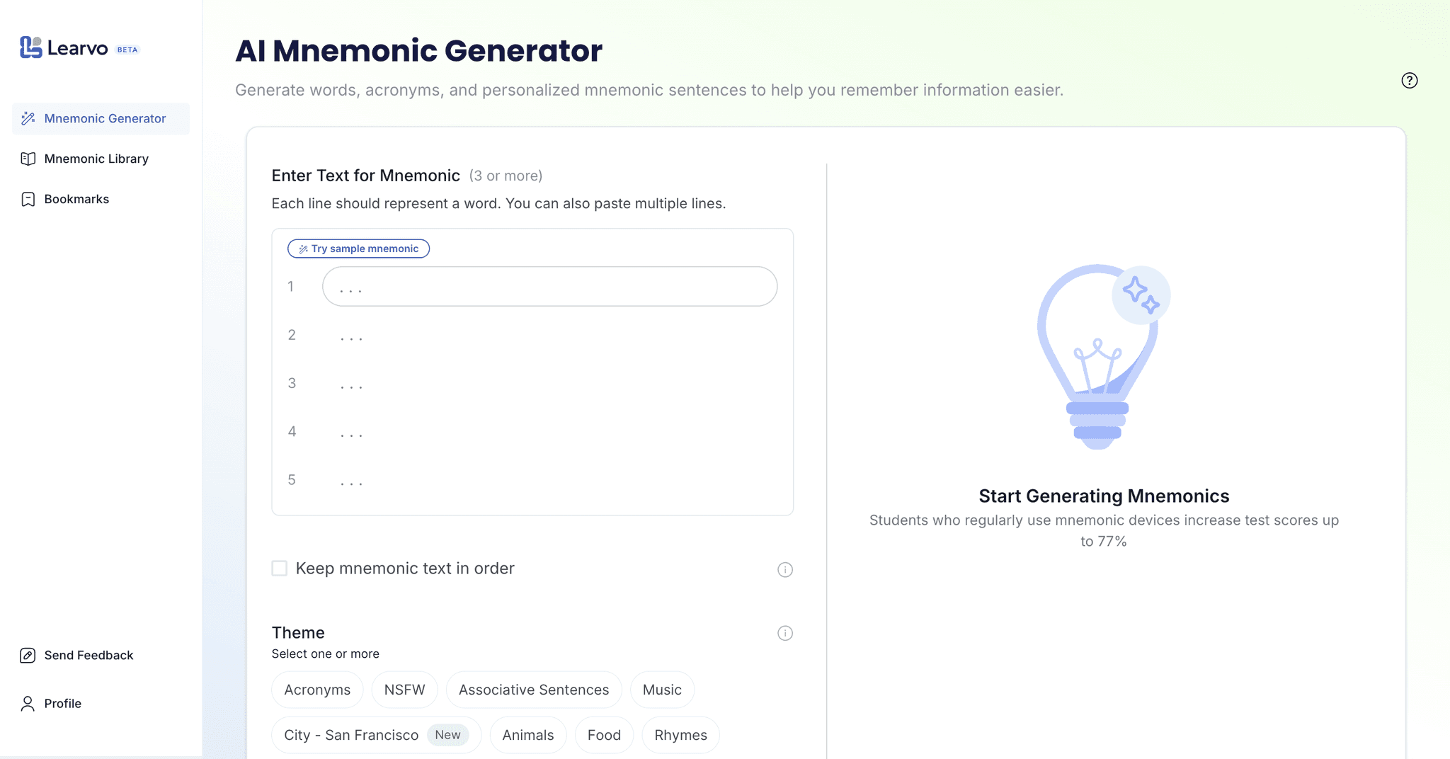 Creating Effective Mnemonic Phrases for Memory