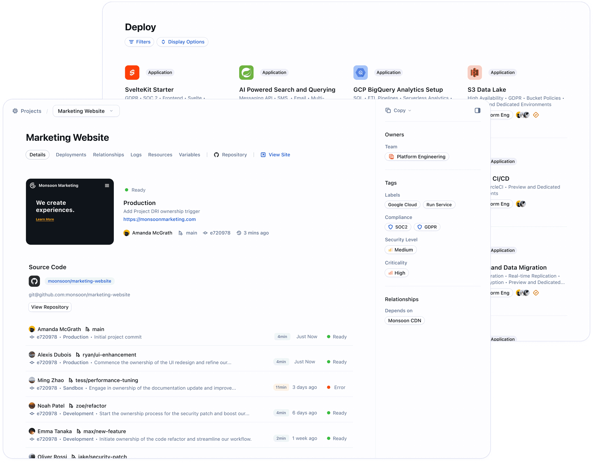 Tempest | Internal Developer Portal
