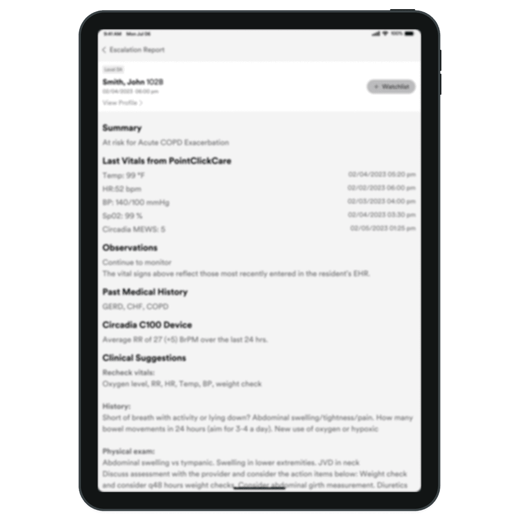 Circadia Health: Circadia Contactless Monitoring System