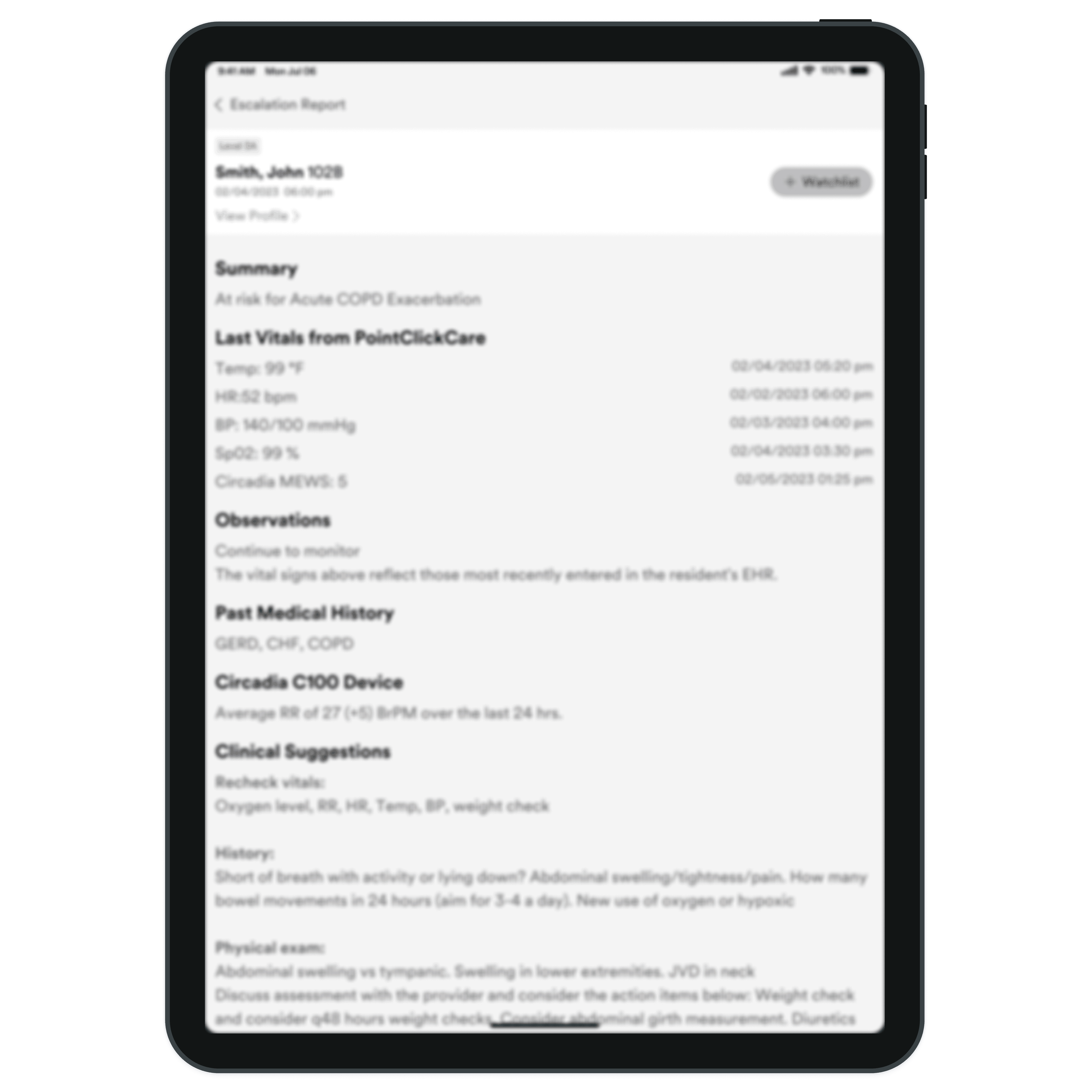 Circadia Health: Circadia Contactless Monitoring System