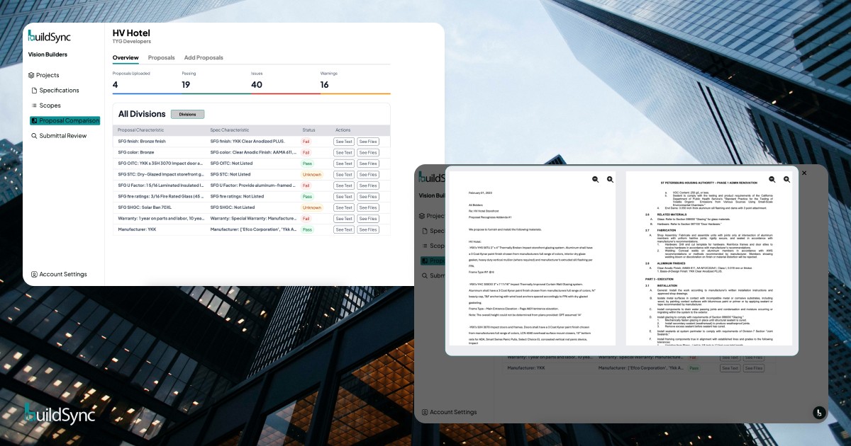 AI Construction Submittal Review Software | BuildSync