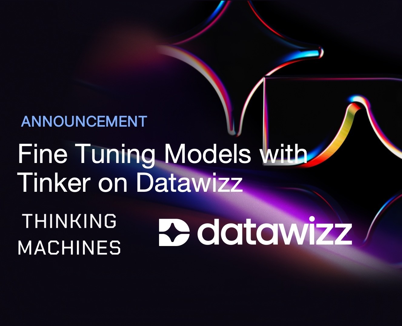 Datawizz x Tinker Integration for Better Fine Tuning and Continuous ...
