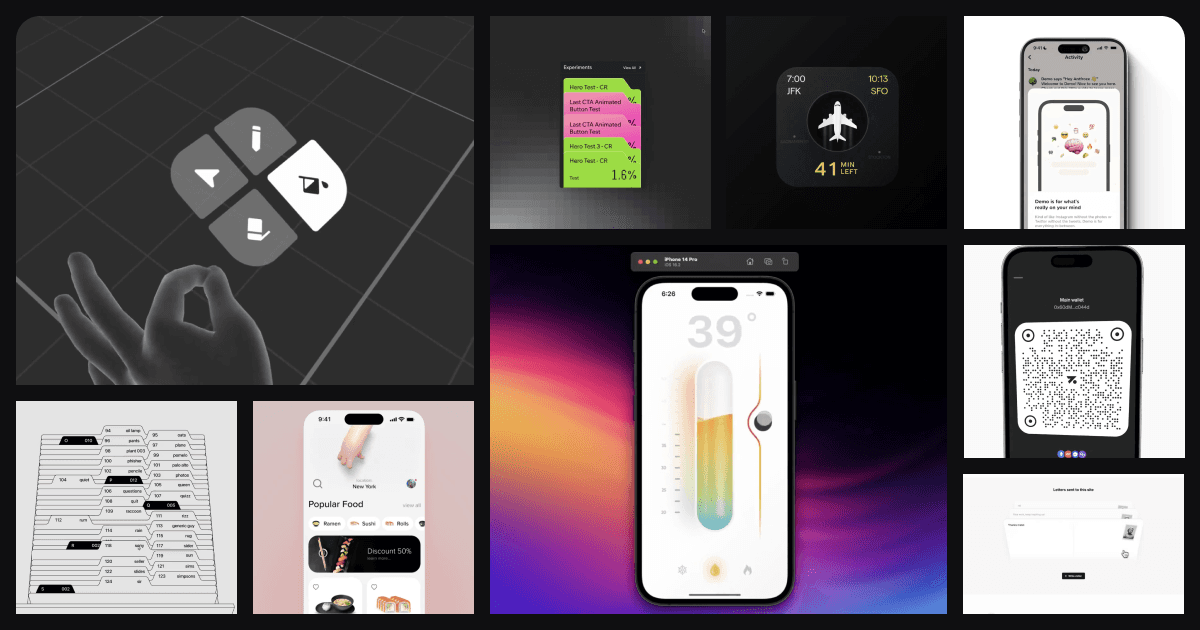 High Quality UI Design Inspiration Library