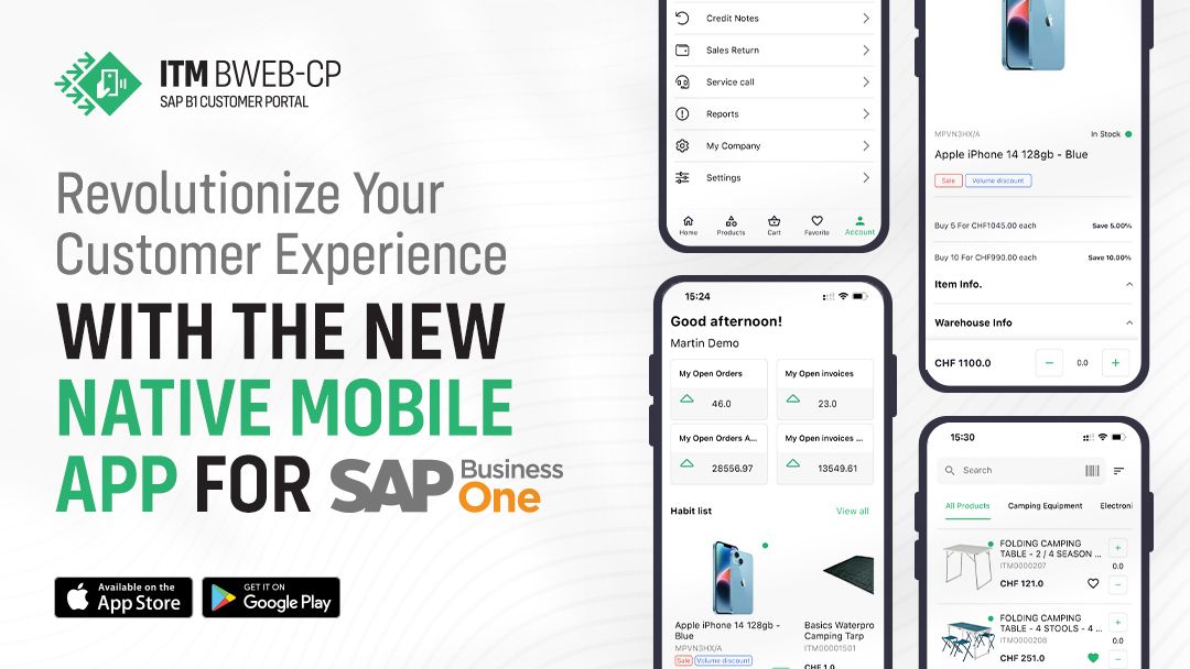 Revolutionize Customer Experience, Native Mobile App for SAP B1 - ITM ...