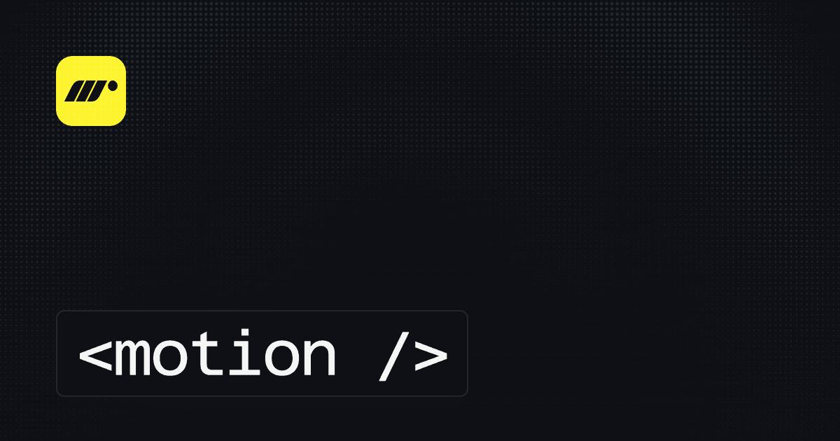 Vue component | Motion