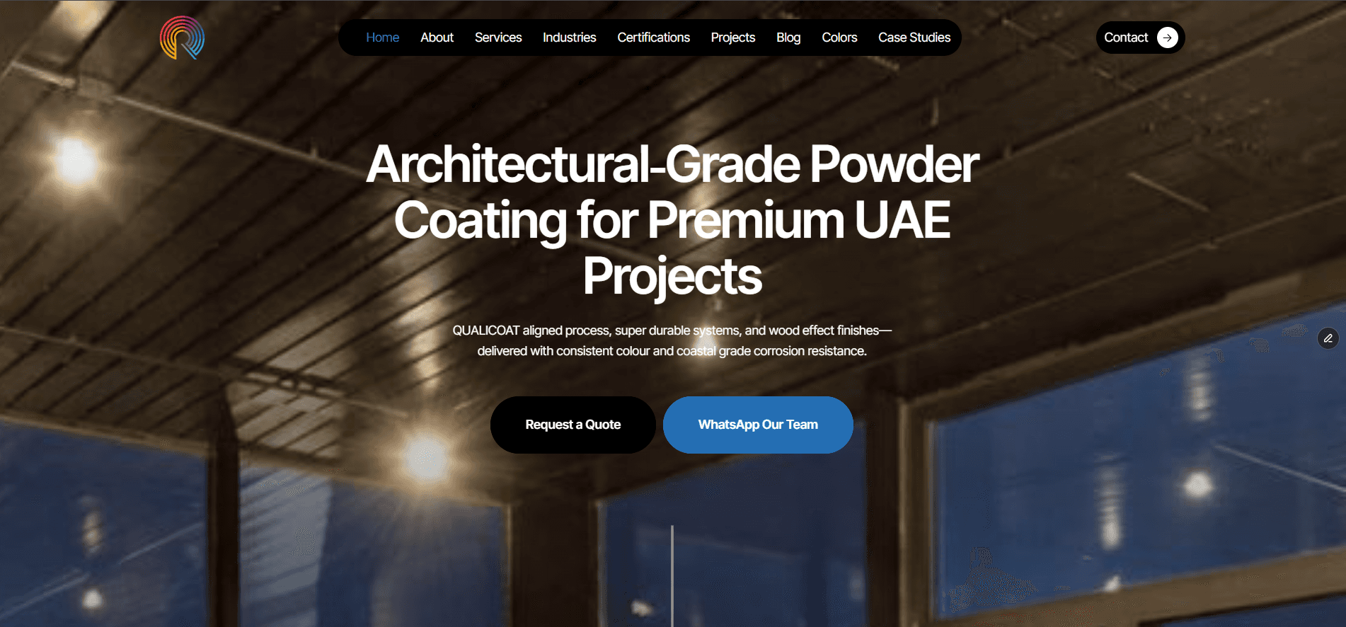 Powder Coating UAE | Architectural & Industrial Finishes | Rainbow ...
