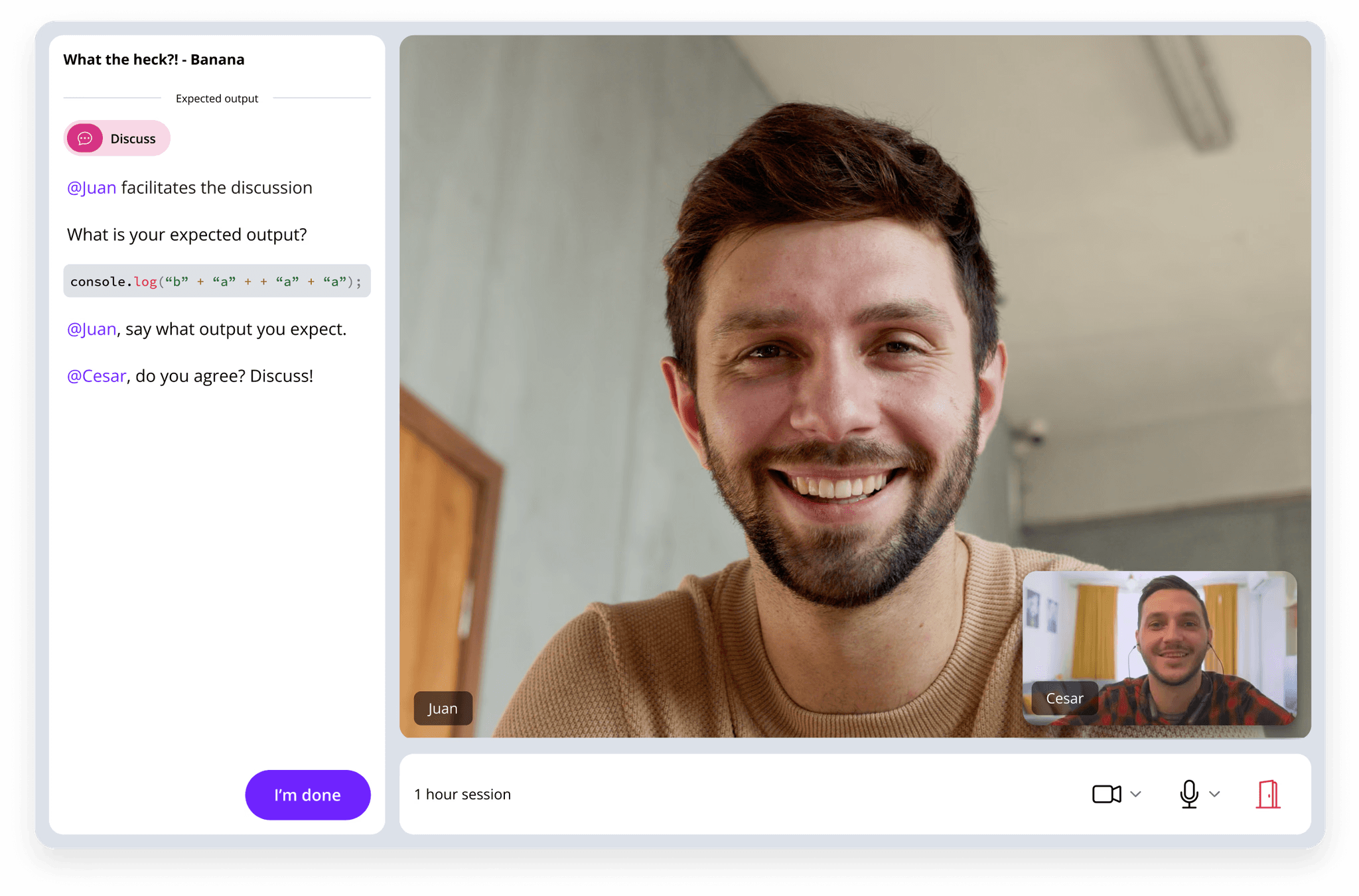 Leap - Practice speaking English with people like you