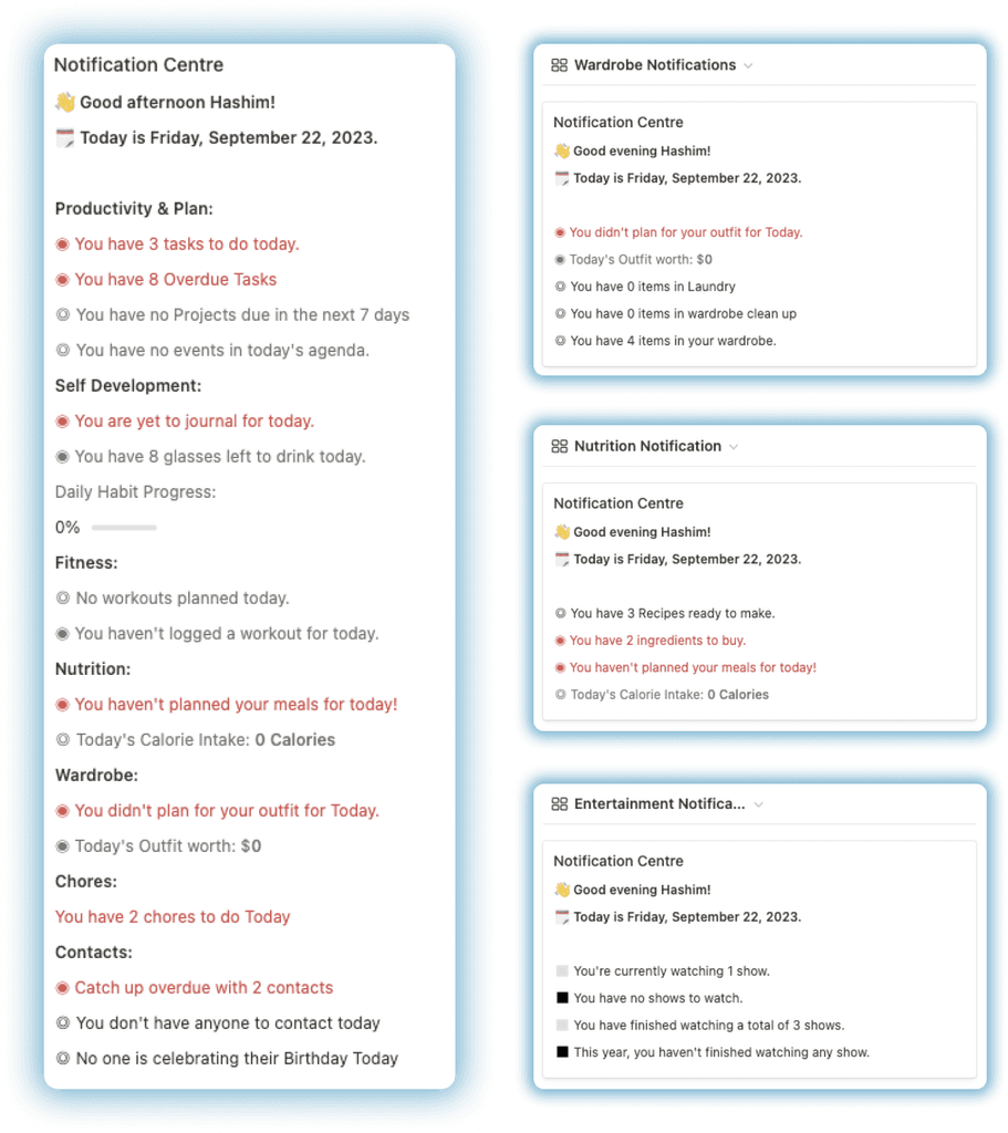 Notion Life OS: Ultimate All-in-one Notion Template