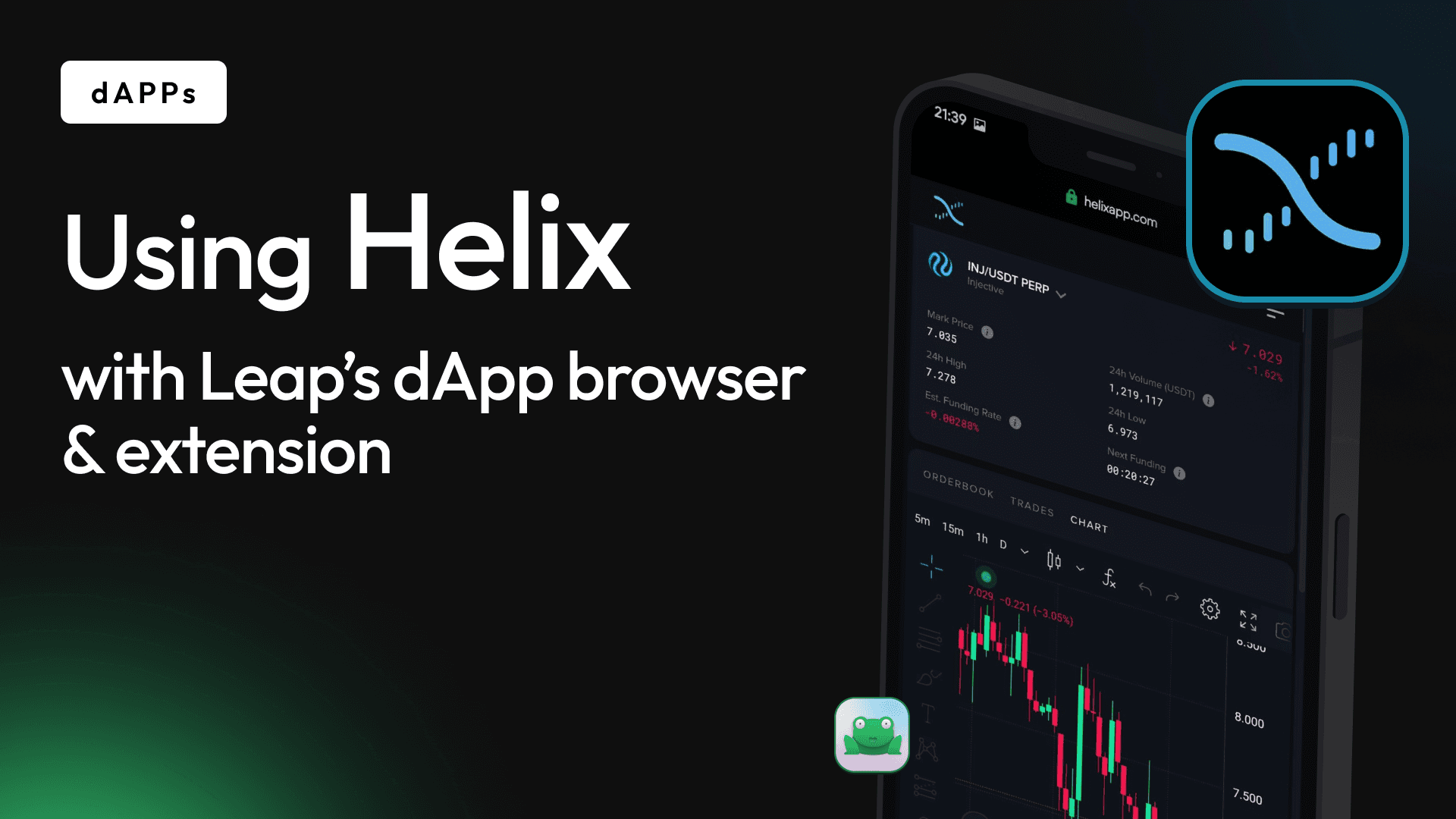How to Trade Perpetuals or open Long/Short position on Helix using Leap Wallet? - Leap Wallet