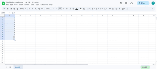 How to Fill Series in Google Sheets – Quick Auto-Fill Guide - 1 minute ...