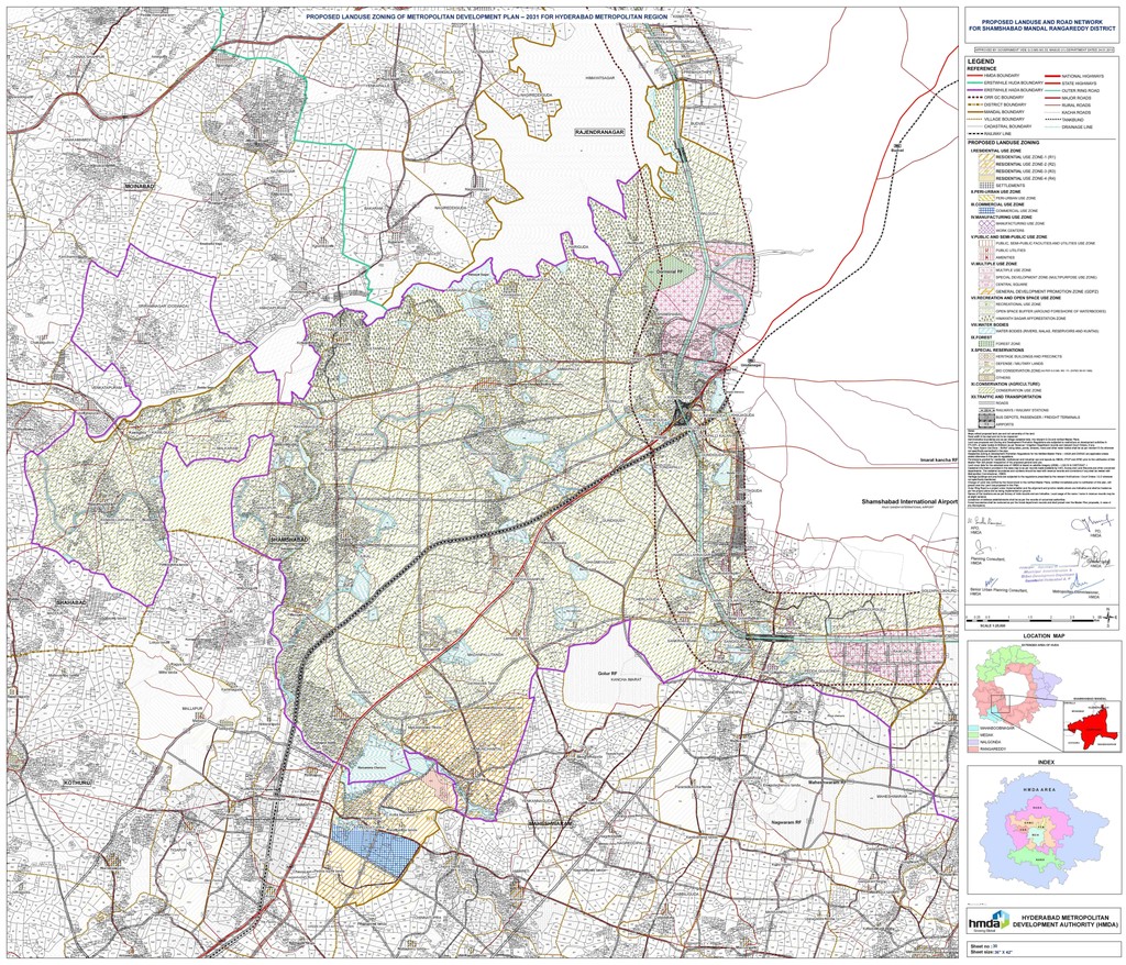 VMRDA 2041 & HMDA 2031 Master Plans | RRR Alignment Map - Charan Group