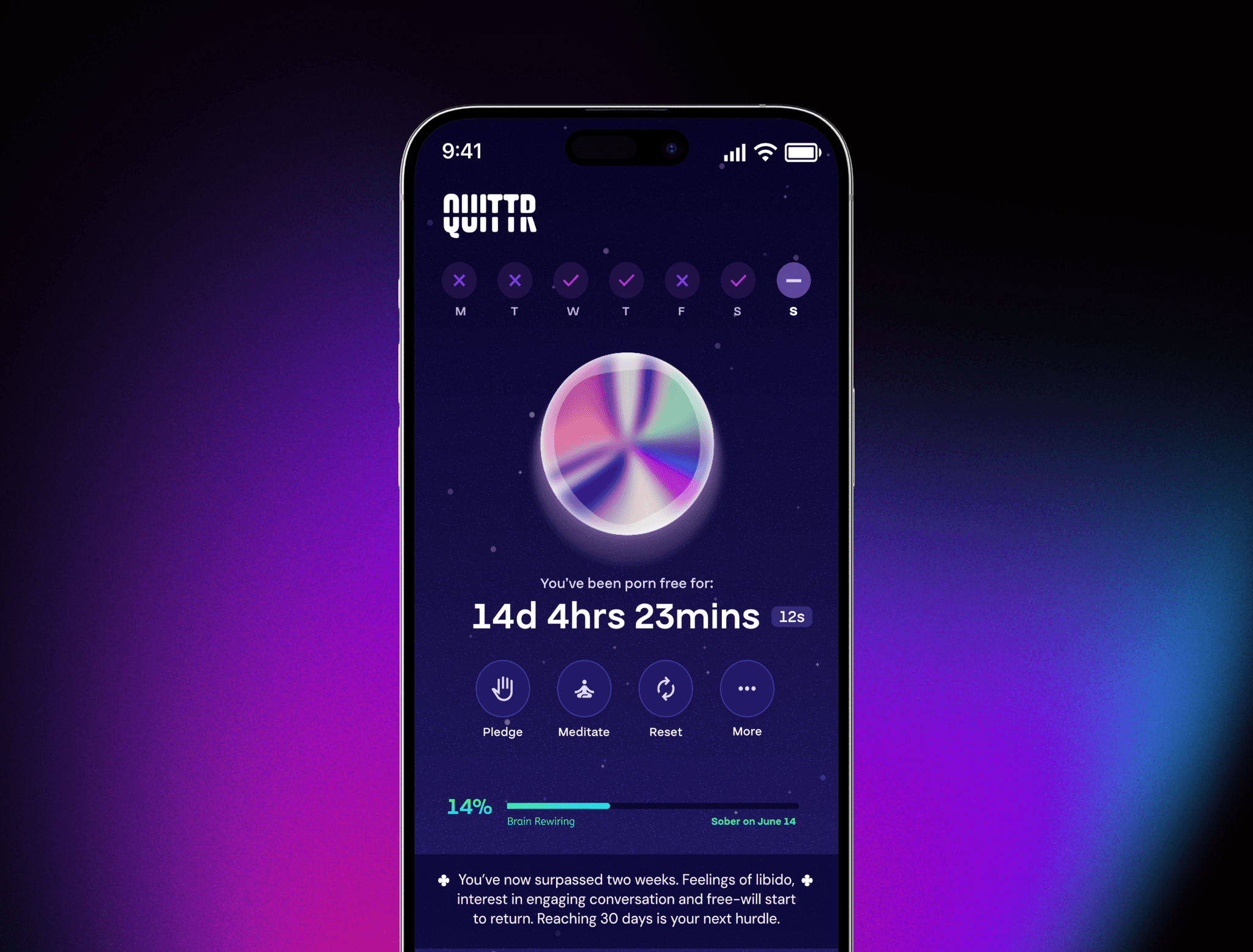 QUITTR - The #1 Porn Addiction App to Quit Porn Forever