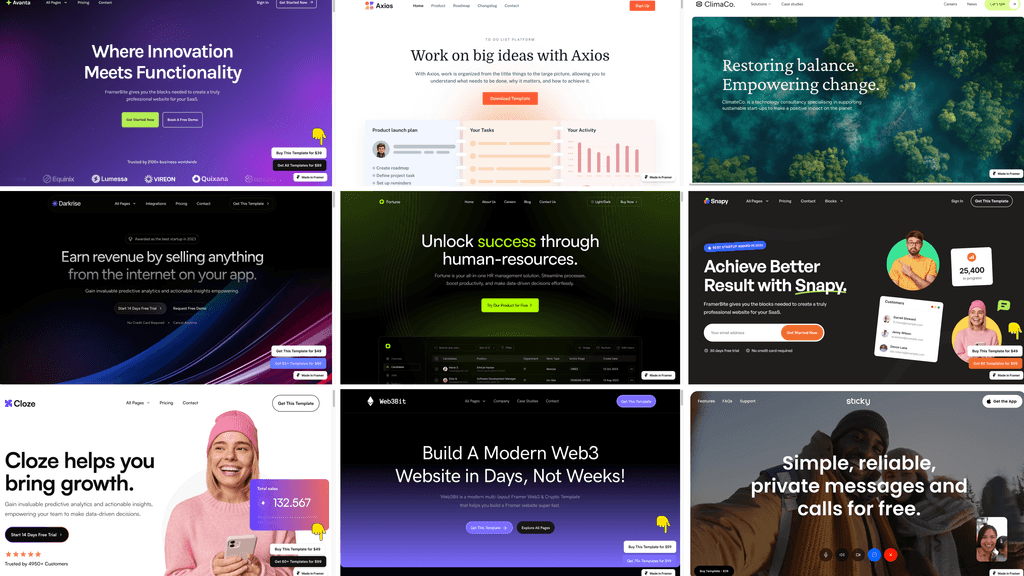 Top 10 Startup Website Templates to Skyrocket Your Business in 2024!