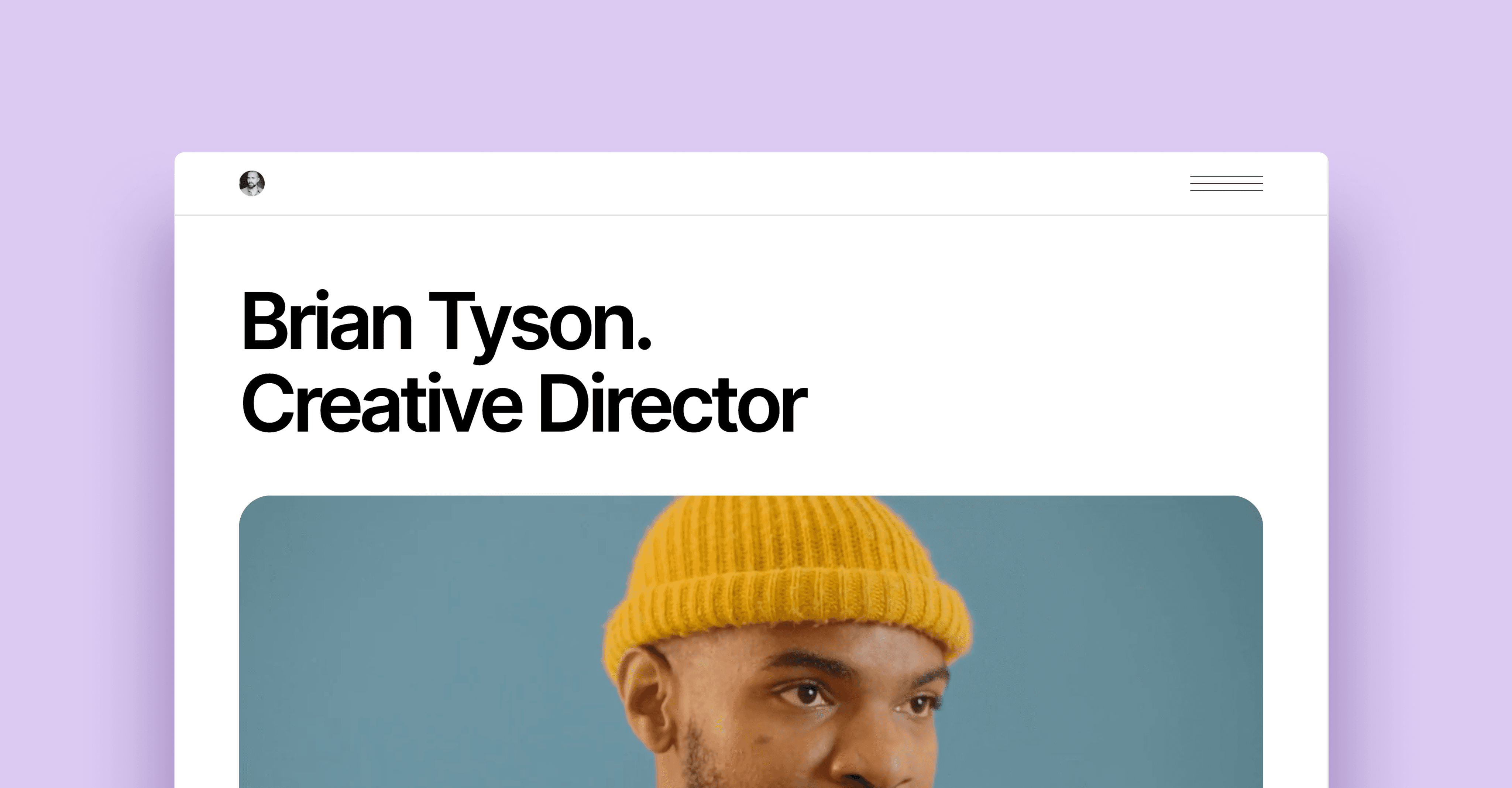 Brian Tyson – Creative Director