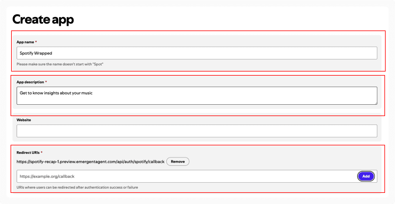 How to Build Spotify Wrapped using Spotify API on Emergent