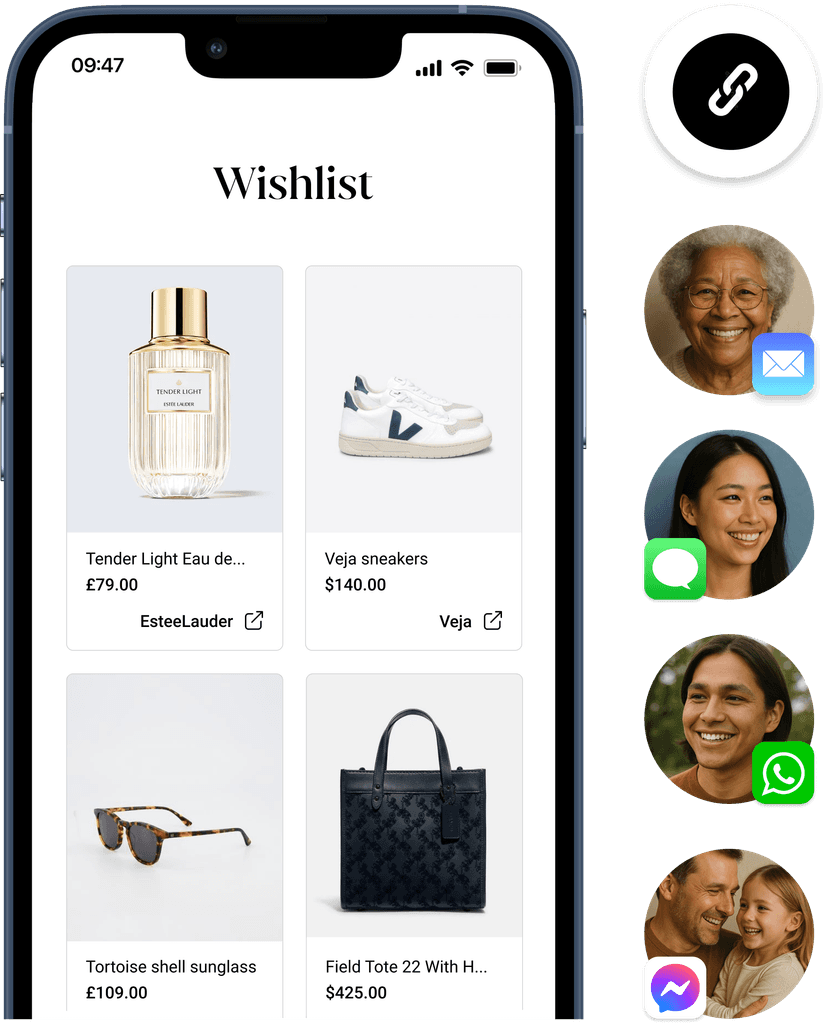 Wishlist Maker | Create free online wishlists with Moonsift