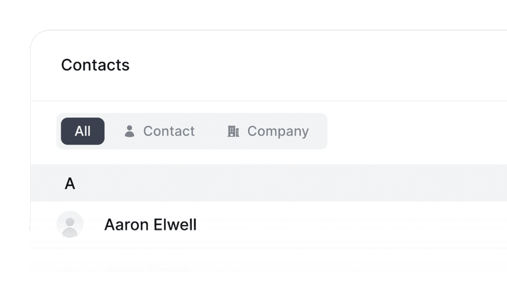HiWork Simple Personal CRM - Digital Rolodex