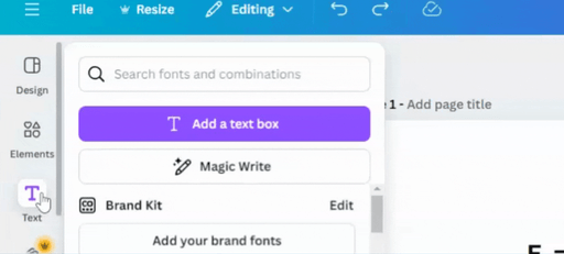 How to add superscript in Canva