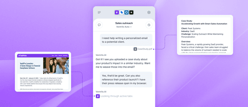 Ventrilo — Smarter writing, powered by your context