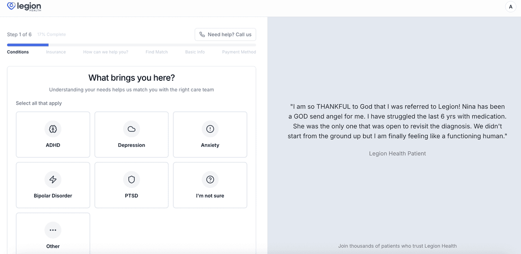 ADHD Test: Free Screening Guide (January 2026) - Legion Health | Texas ...