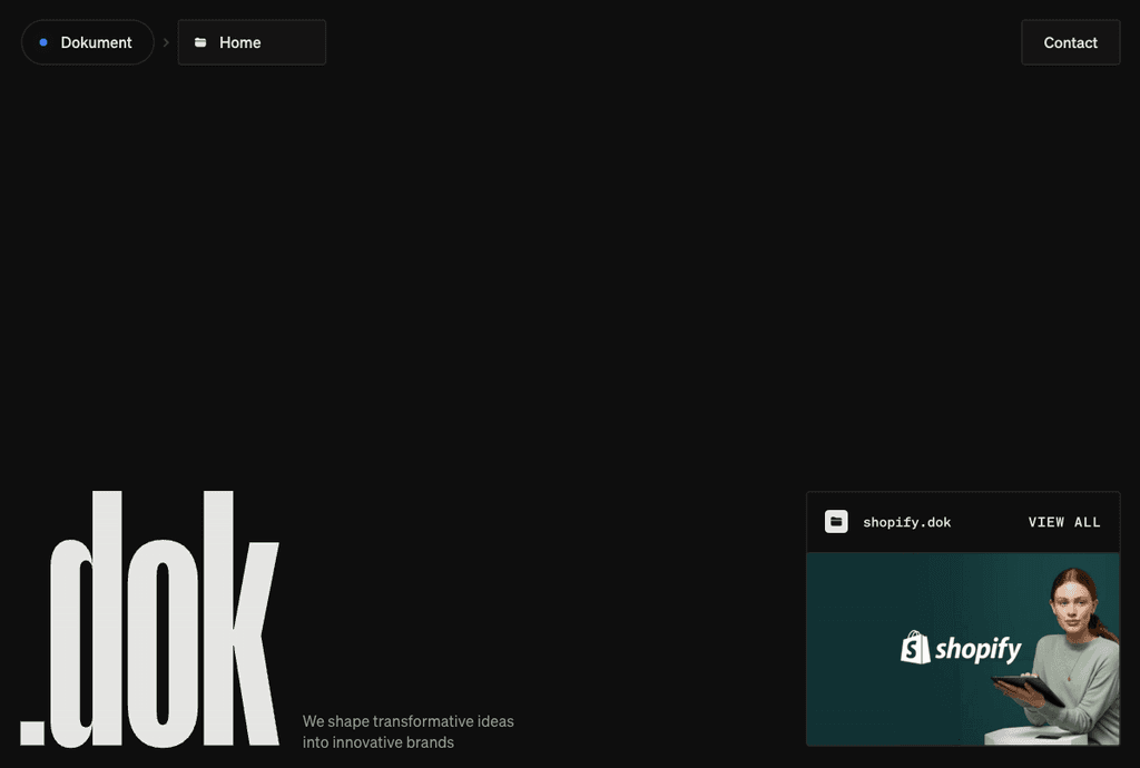 Dark Themed Web Design Inspiration