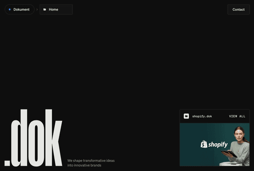 Dark Themed Web Design Inspiration