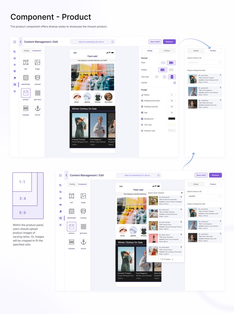 Component Content Management System