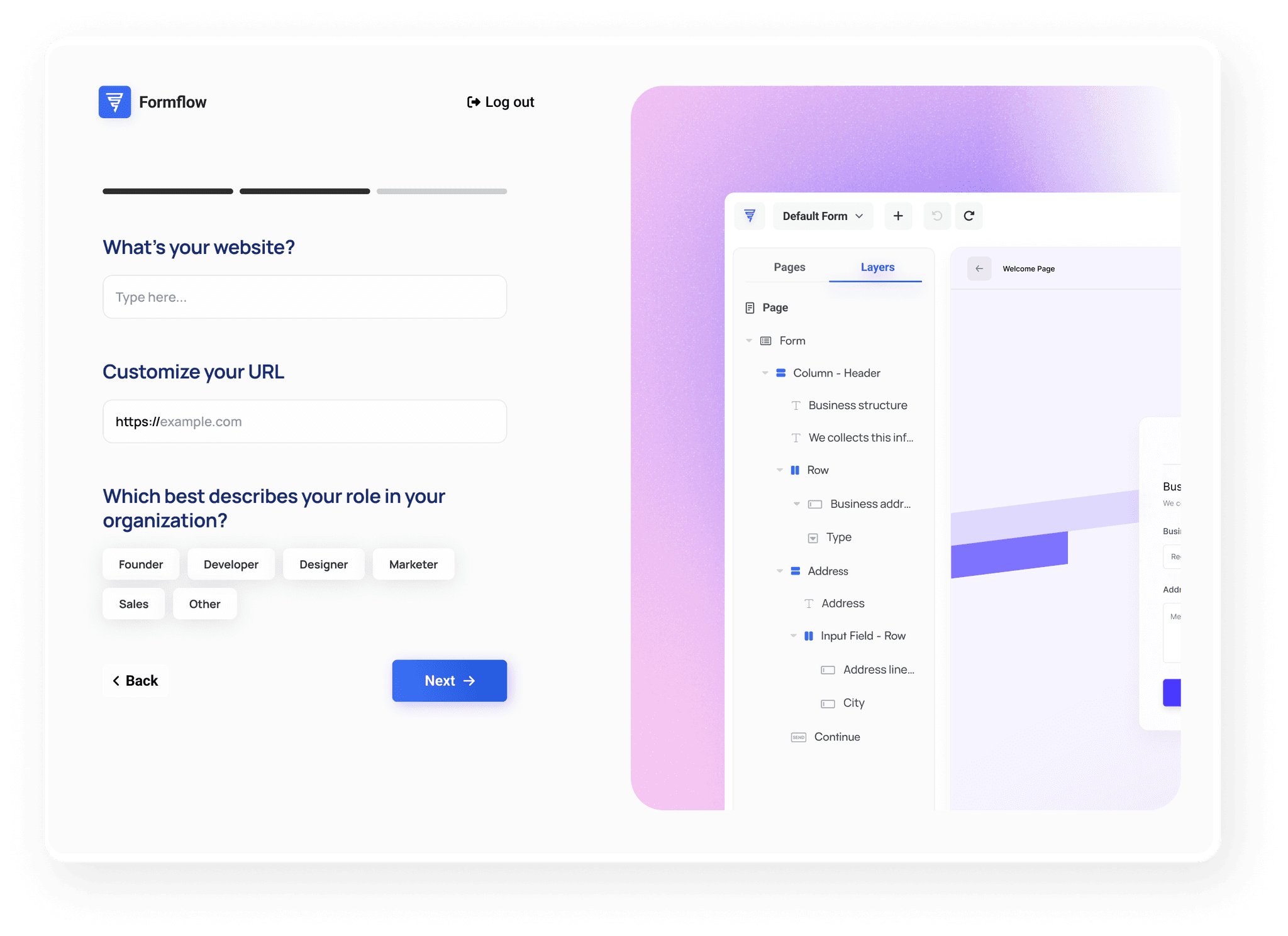 Formflow | The worlds most advanced no-code form builder