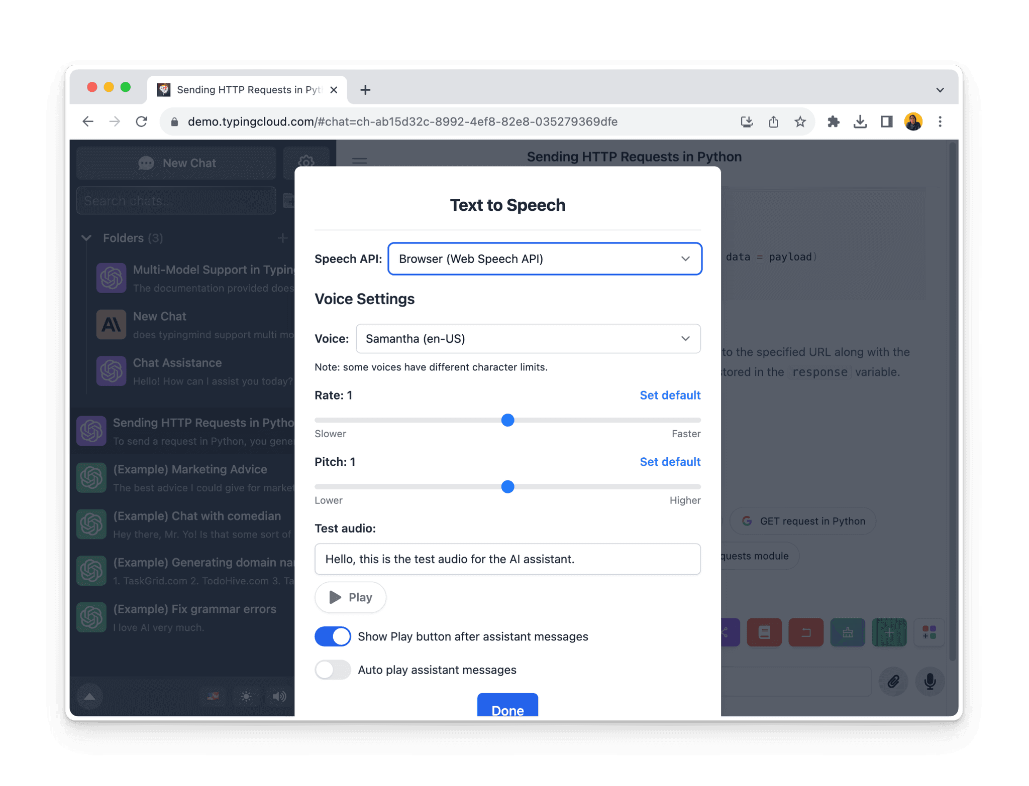 Typing Mind Custom - Private & Secure ChatGPT for teams