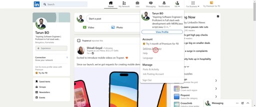 How to turn off LinkedIn showing profile views - 1 minute video guide