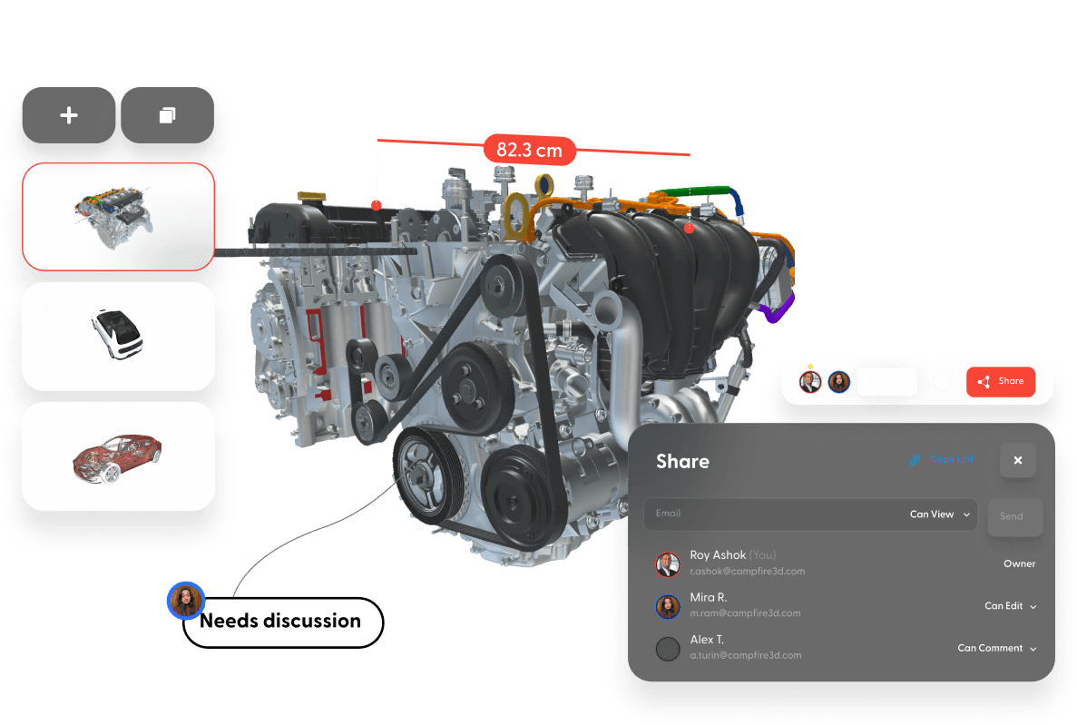 Campfire | XR collaboration software for 3D CAD models and scans