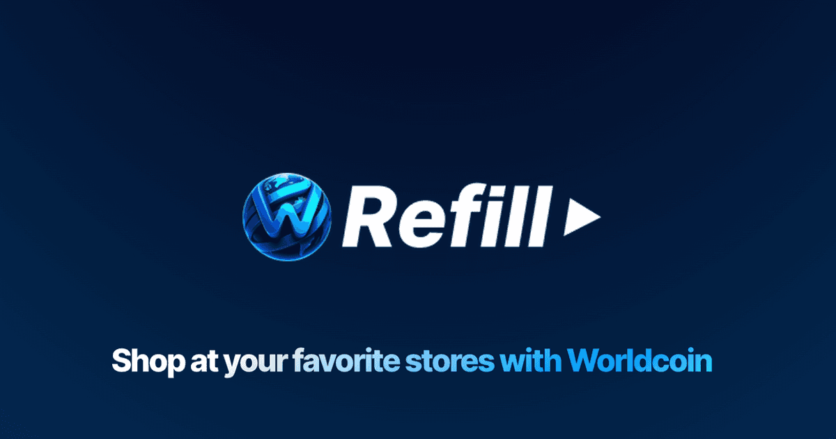 WRefill - Shop at your favorite stores with Worldcoin (WLD)