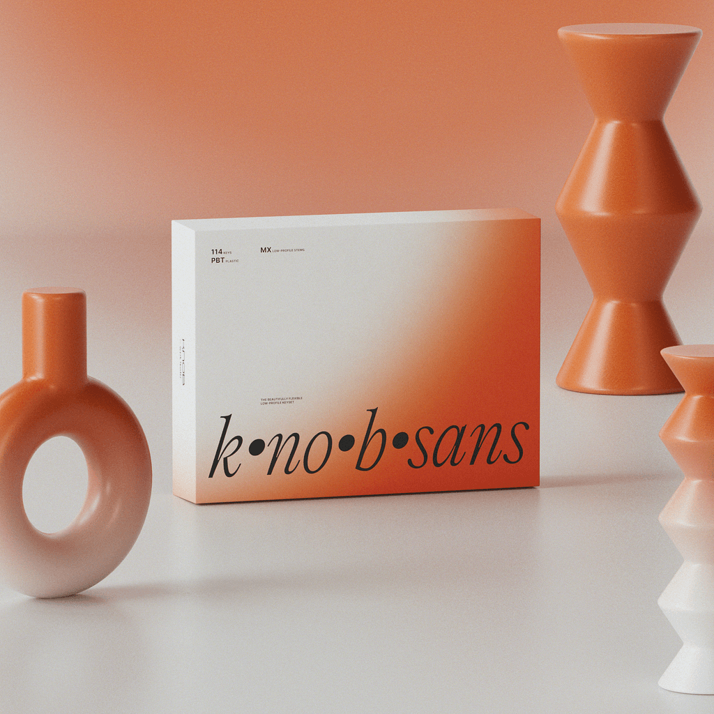 KNOB / k•no•b•sans / low-profile keyset