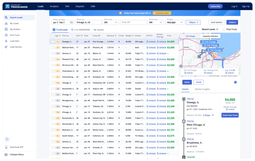 Free Load Board | Truckloads | Trucker Path