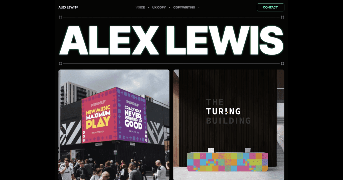 ALEX LEWIS • Creative Director
