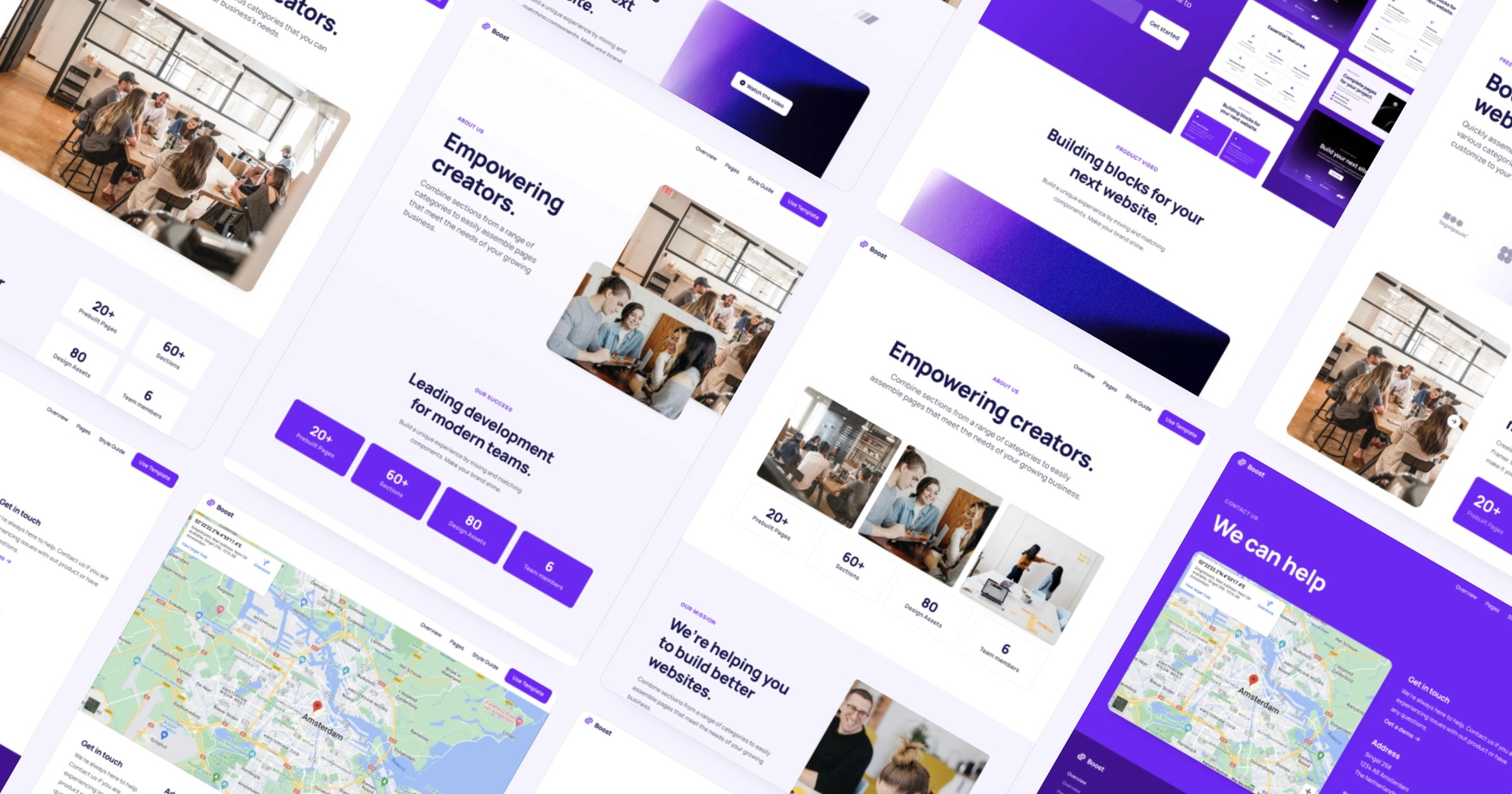 Boost Framer Website Template