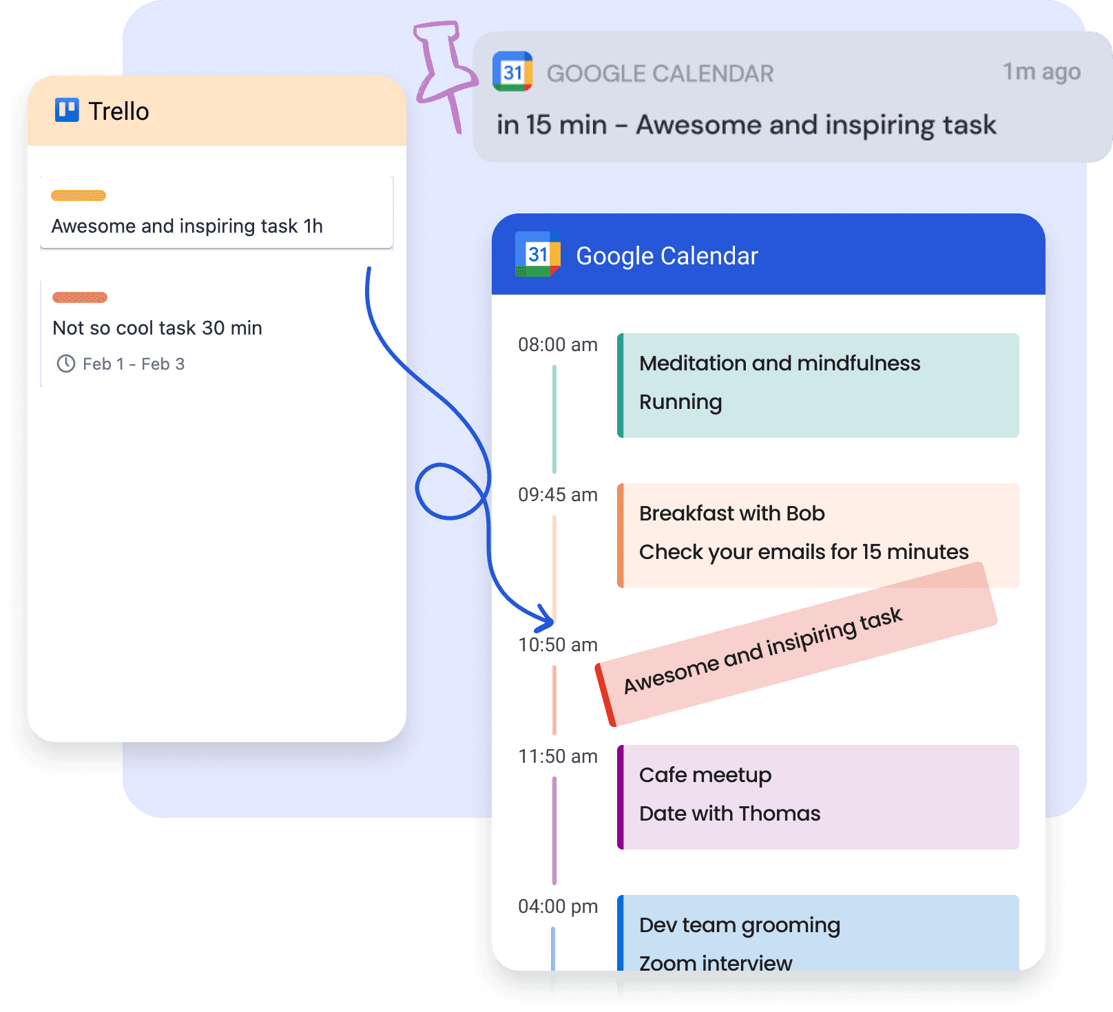 TaskPlanner Connects Your Trello With Google Calendar TaskPlanner Connects Your Trello With Google Calendar