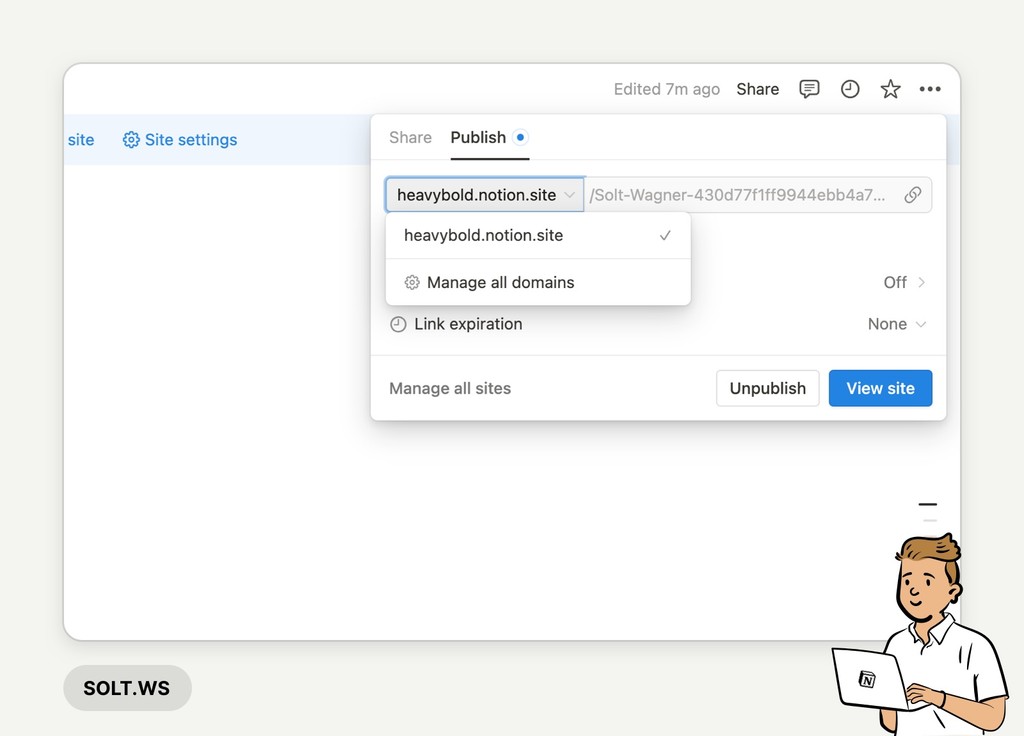 Best 10 Notion Website Templates - Solt Wagner