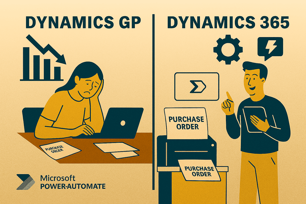 Microsoft Dynamics 365 PO Processing Guide - GP vs D365 F&O