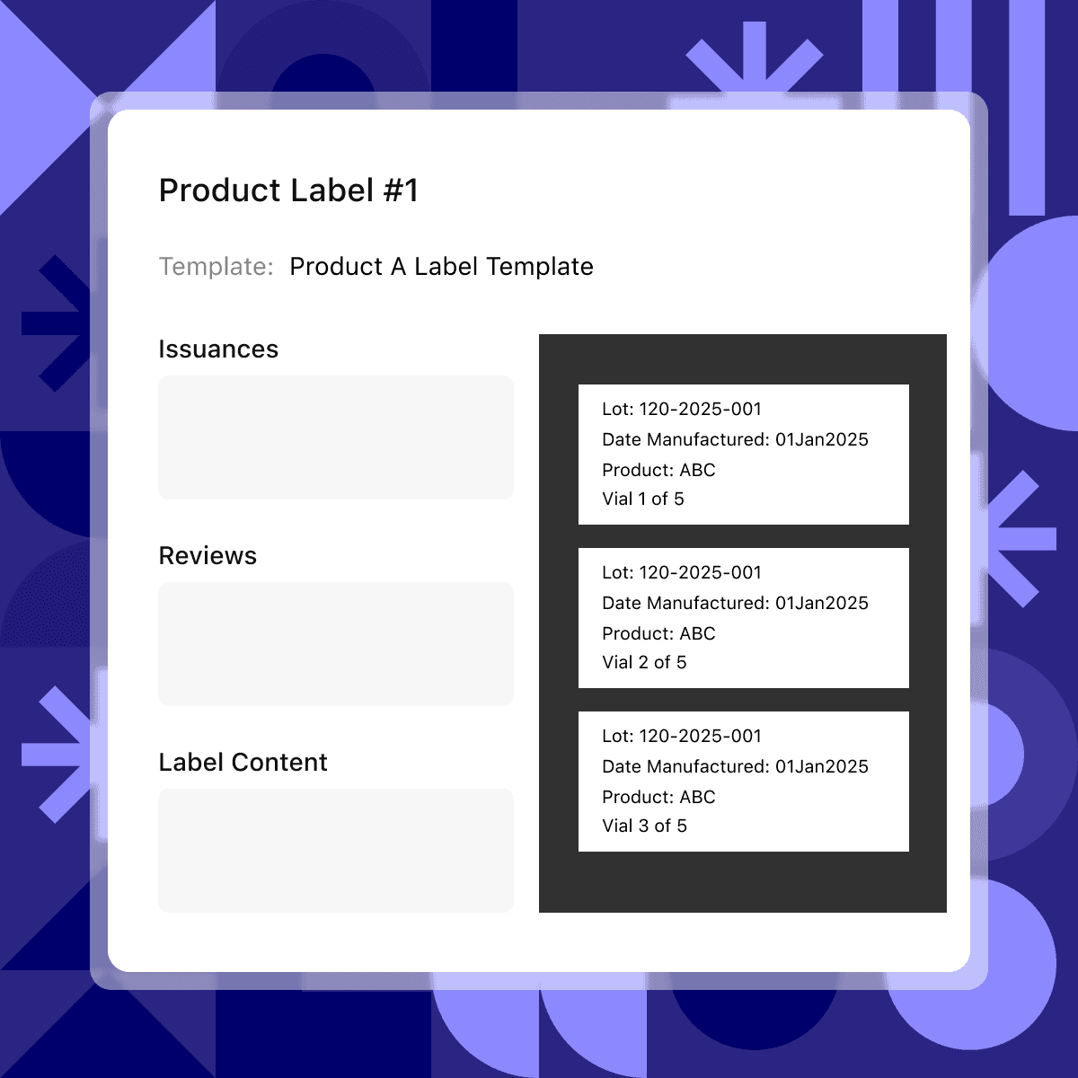Cell & Gene Therapy Product Labels GMP Software | Bluecord