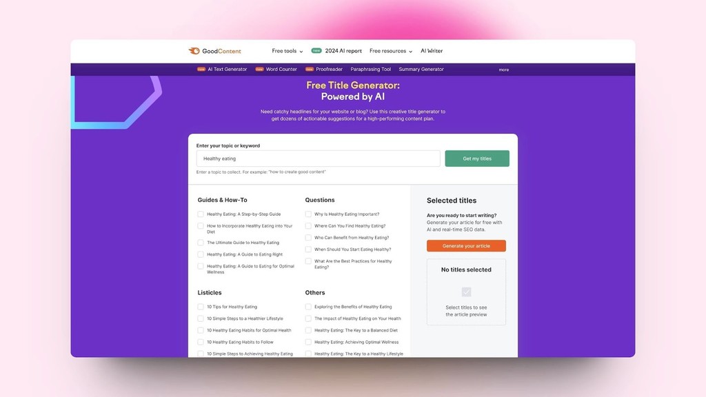 10 Best Blog Title Generators To Craft Catchy Blog Titles