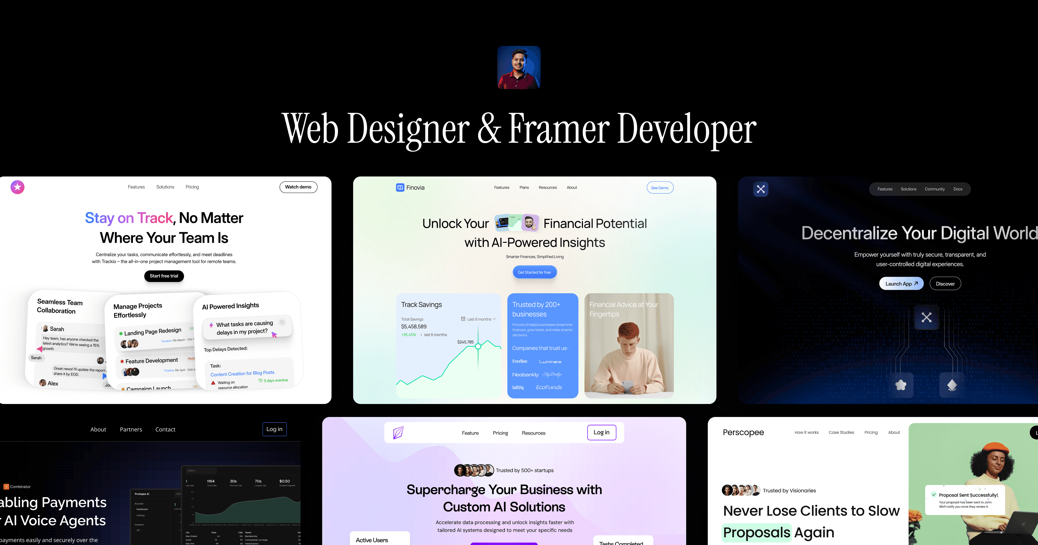 Shubh Srivastava- Web Designer & Framer Developer