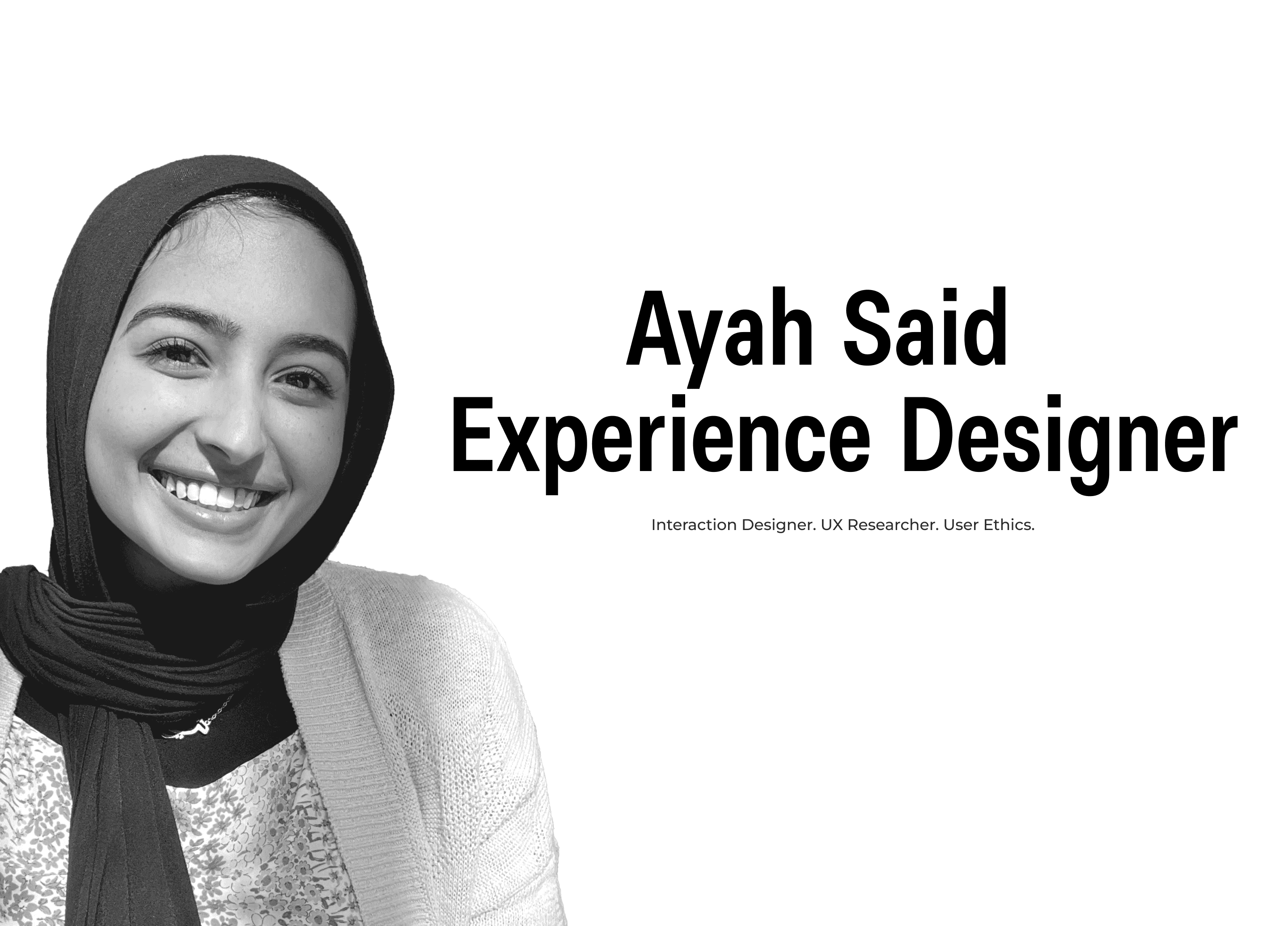 Ayah Said – Product Designer