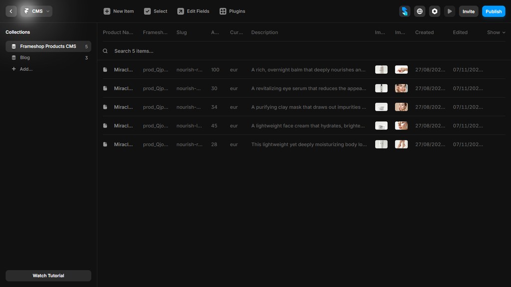 Frameshop | Create Your E-Commerce Store in Framer for Free!