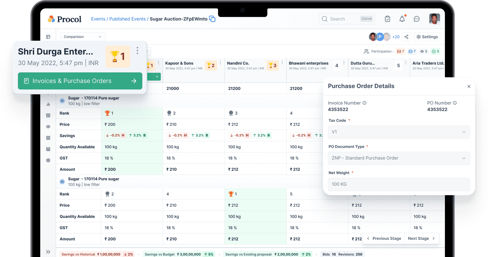 India's most user friendly eSourcing software