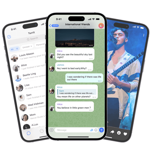 Turrit 官方网站 - 安全、好用的第三方 Telegram 客户端