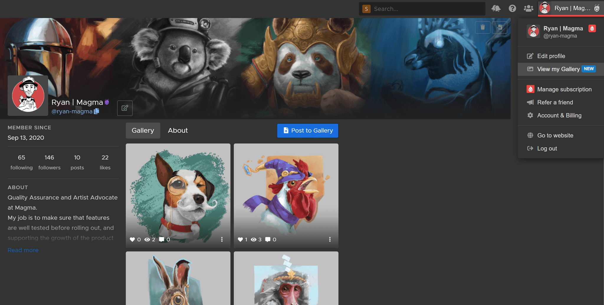 Magma April 2025 Update - Profile Galleries! | Magma