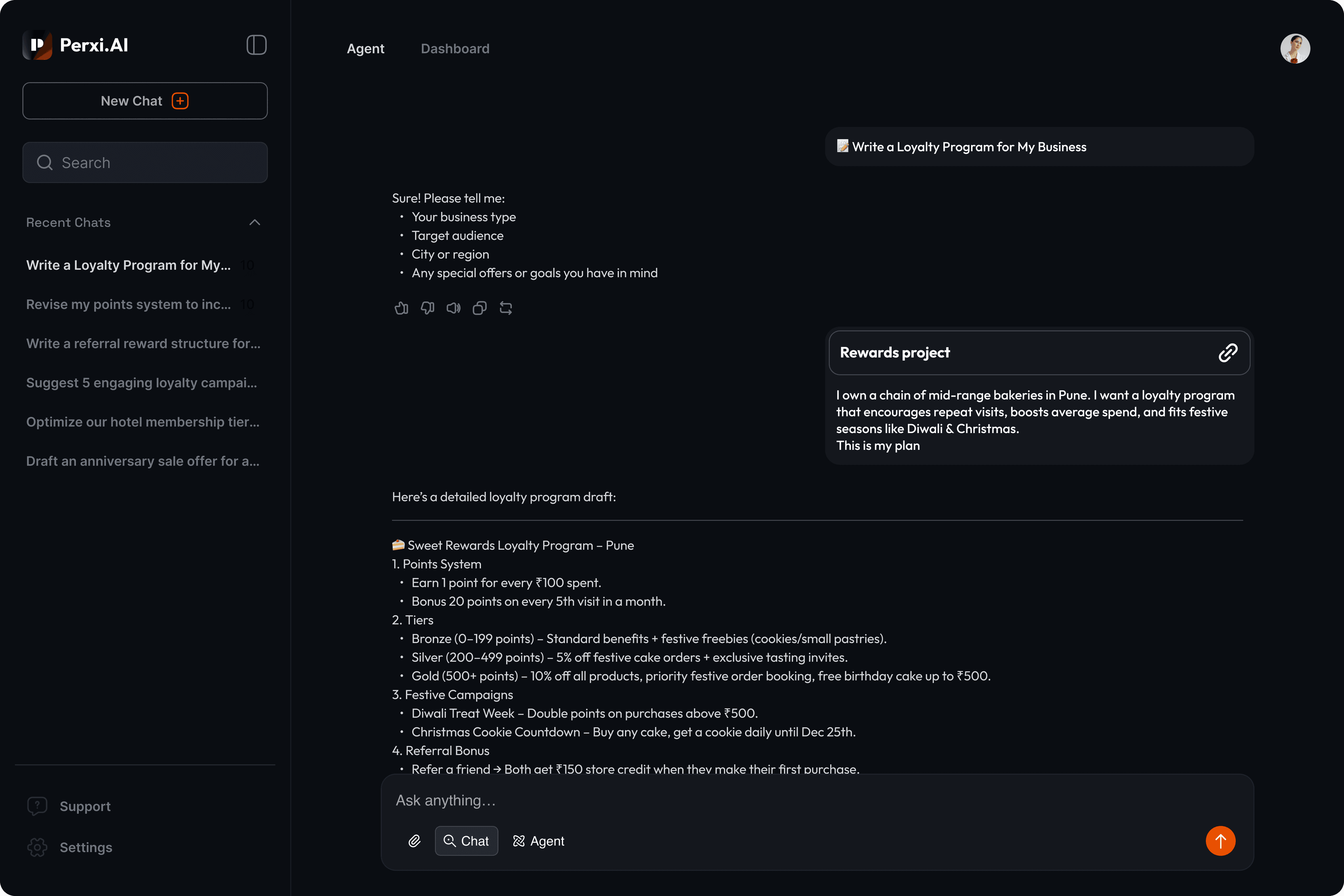Perxi AI – Loyalty Programs on WhatsApp