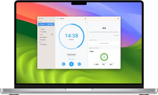 Focus - Productivity Timer for iPhone and Mac